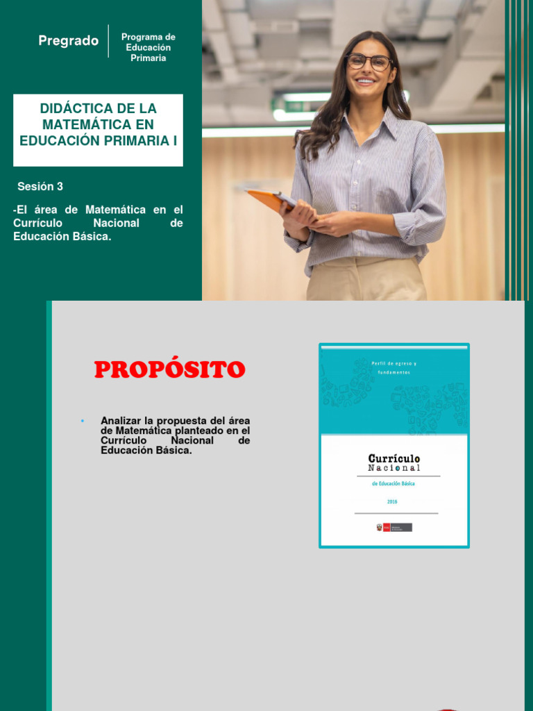 Sesión 3 - PPT - DM1 - 2024 | PDF | Plan de estudios | Educación primaria
