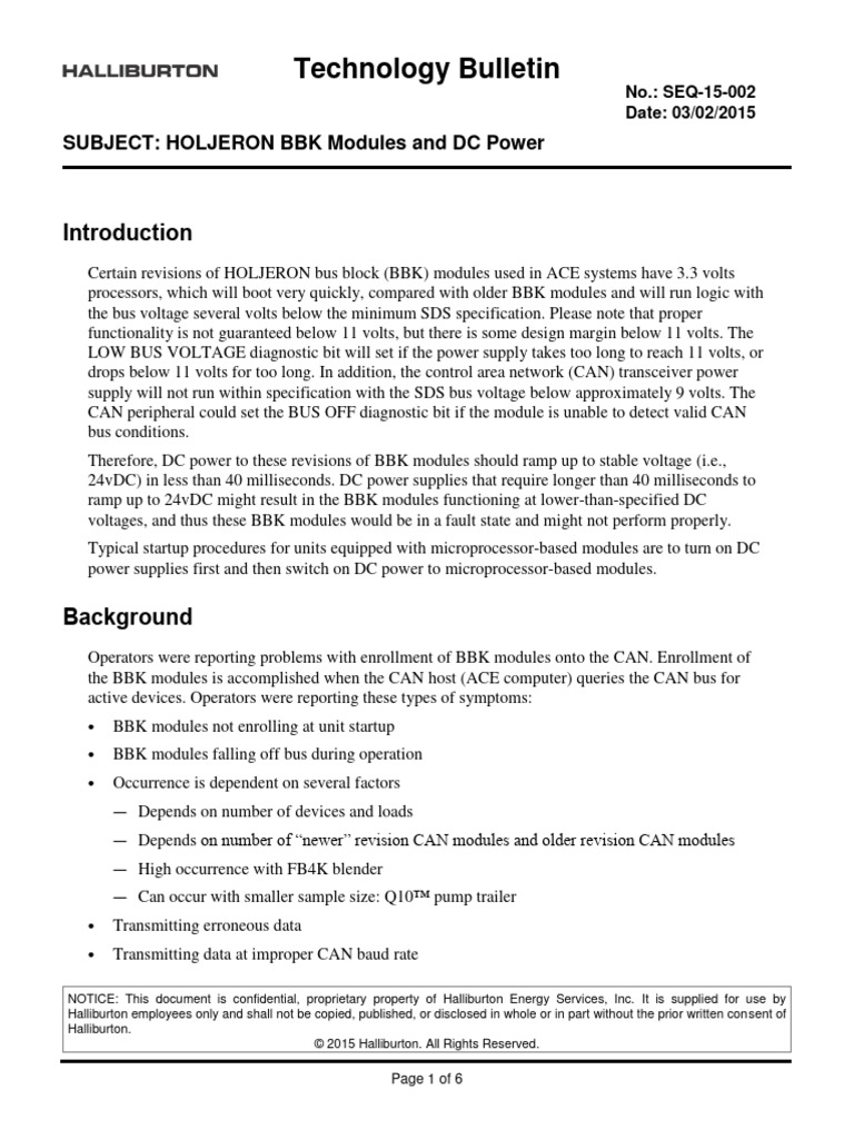 SEQ15002 HOLJERON BBK Module and DC Power | PDF | Power Supply | Relay