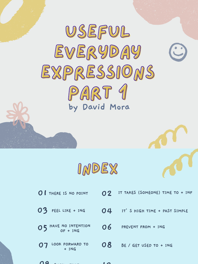 Useful Everyday Expressions Part 1 | PDF