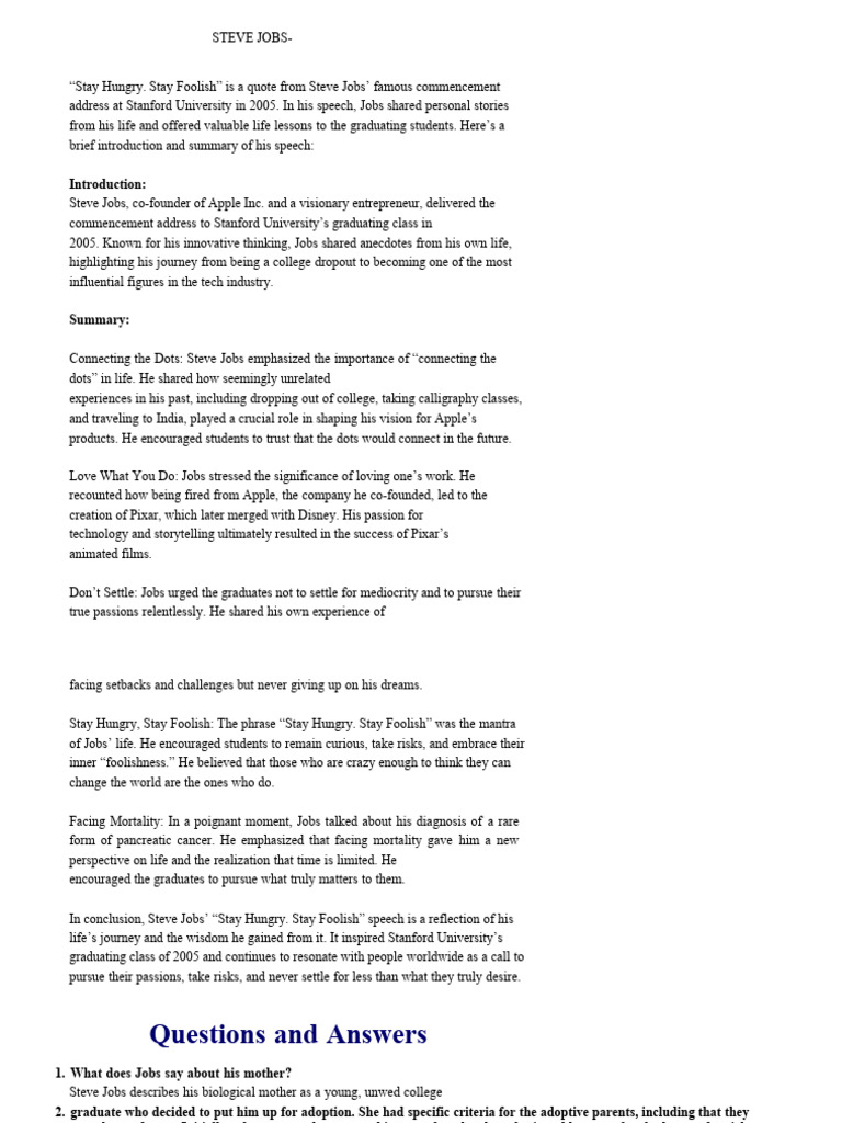 English Notes For 3,4, Units | PDF | Steve Jobs | Apple Inc.