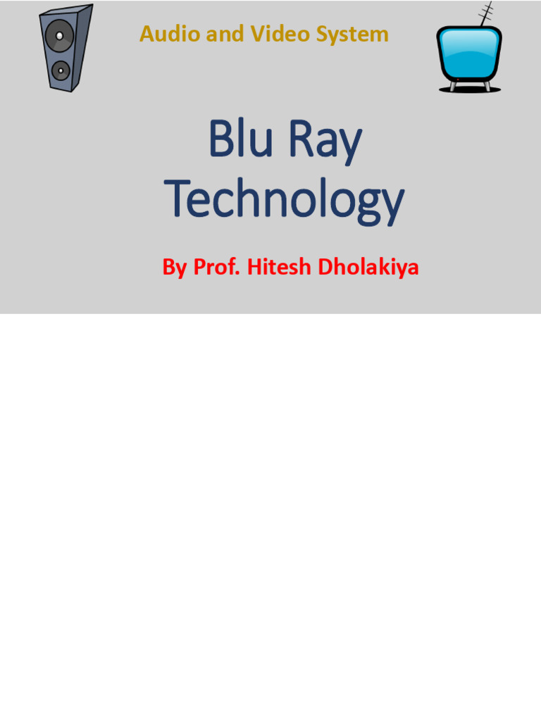 Blue Ray Technology Pdf Blu Ray Dvd