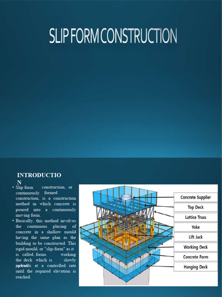 Slip Form | PDF | Concrete | Civil Engineering