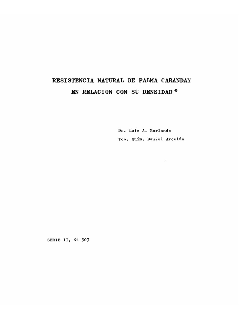 05-Resistencia Natural de Palma Caranday | PDF | Madera