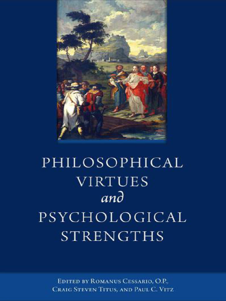 Philosophical Virtues and Psychologic... | PDF | Psychotherapy | Faith