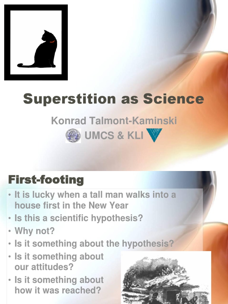 Trond Superstition As Science | PDF | Superstitions | Magic (Paranormal)
