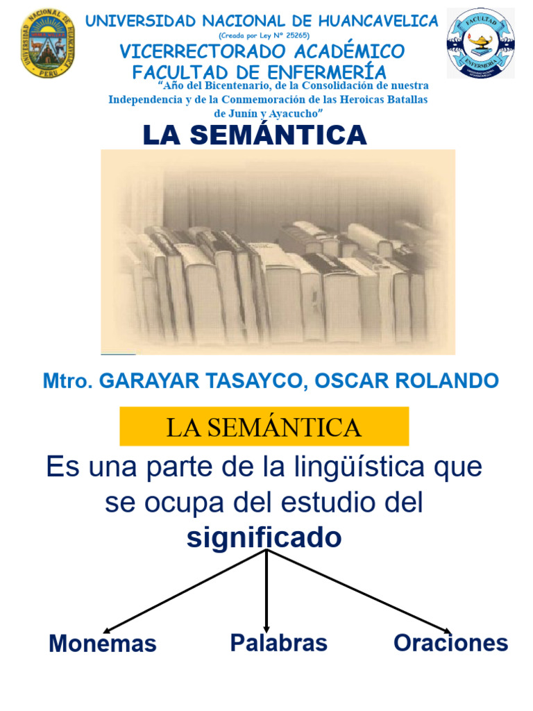 Tema 6 La Semántica 2024 | PDF | Lingüística | Semiótica