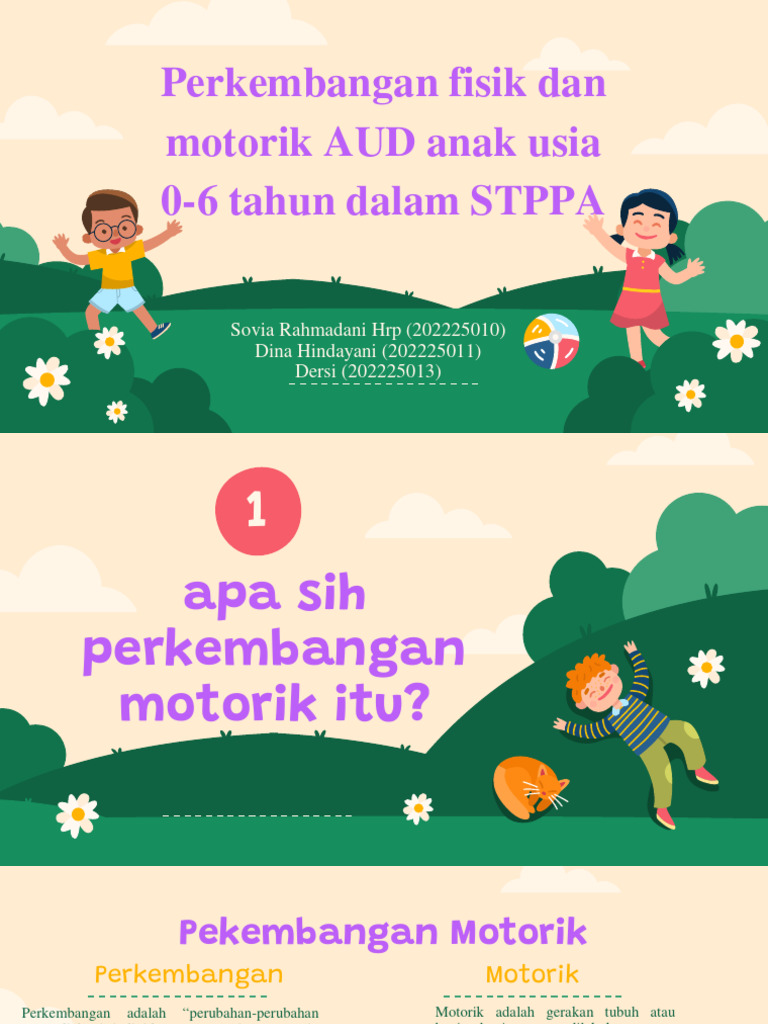 Perkembangan Motorik Anak Usia Dini | PDF | Karier & Perkembangan