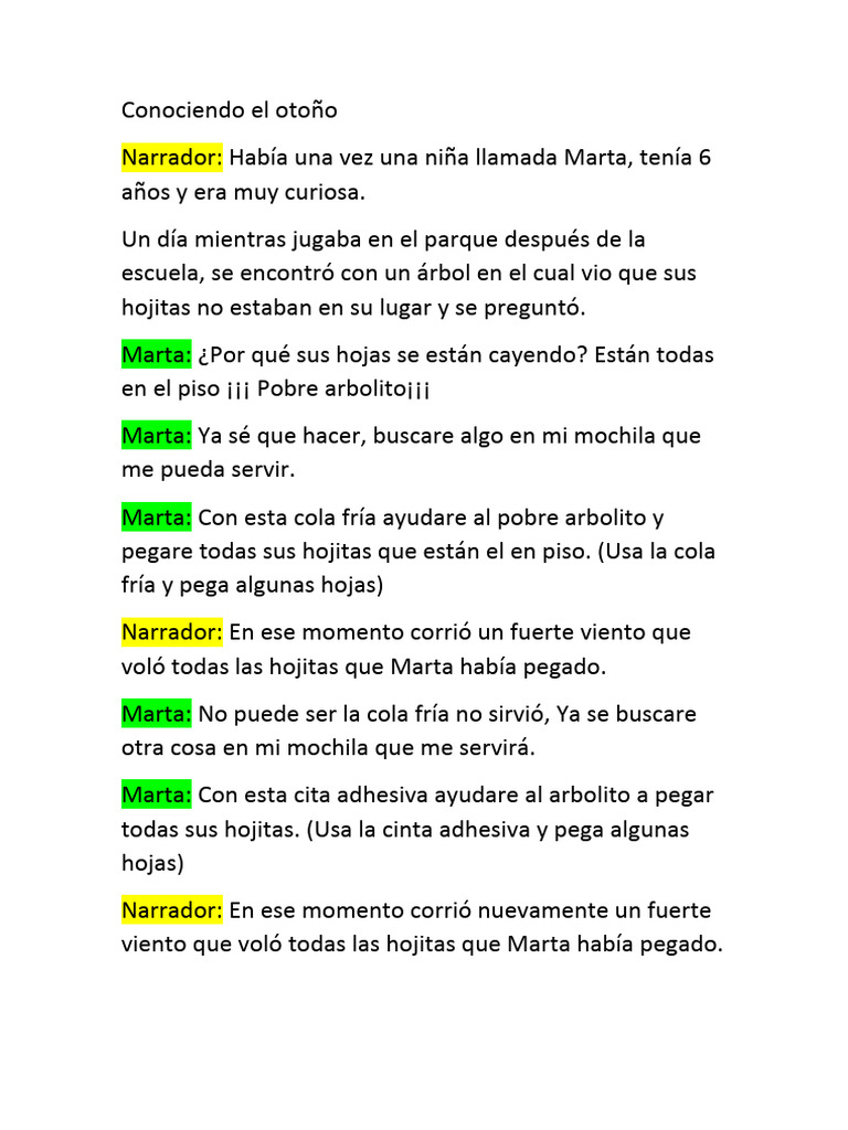 El otoño y la aventura de Marta | PDF | Libros para adolescentes