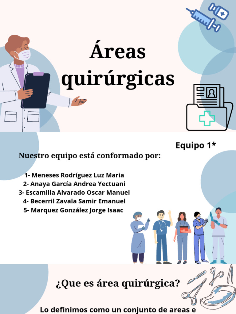 Áreas Quirúrgicas... | PDF | Teatro operando | Cirugía