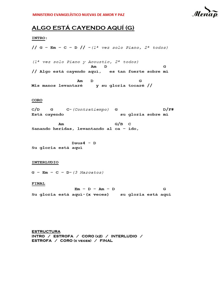 Algo Está Cayendo Aquí | PDF