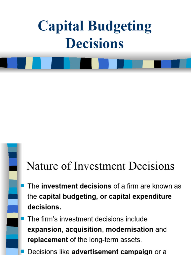 4.capital Budgeting | PDF | Net Present Value | Capital Budgeting