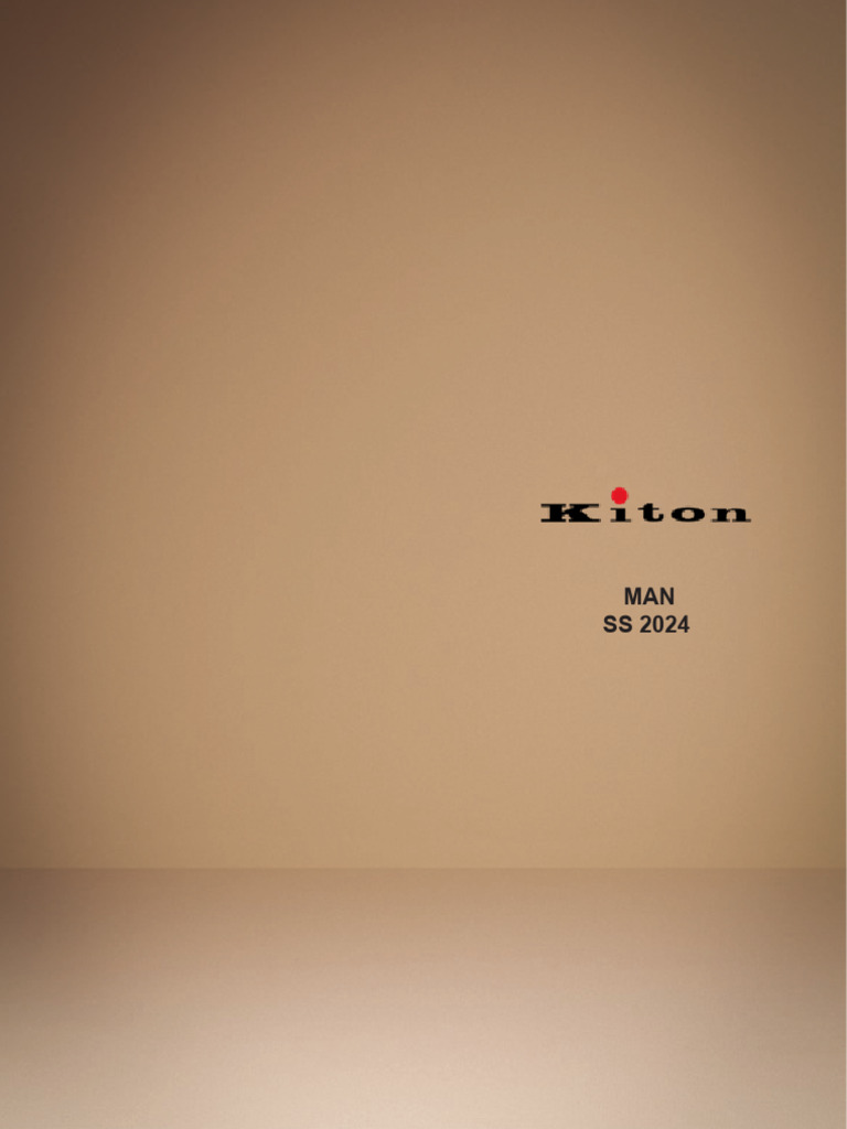 Kiton Collection Book SS24 - Man | PDF | Sweater | Softlines (Retail)