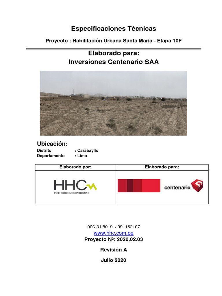 10F.03 - EETT Pavimentos Urbanos | PDF