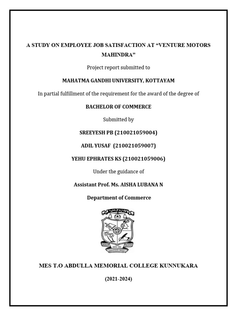 Final | Download Free PDF | Job Satisfaction | Business Final | Download Free PDF | Job Satisfaction | Business