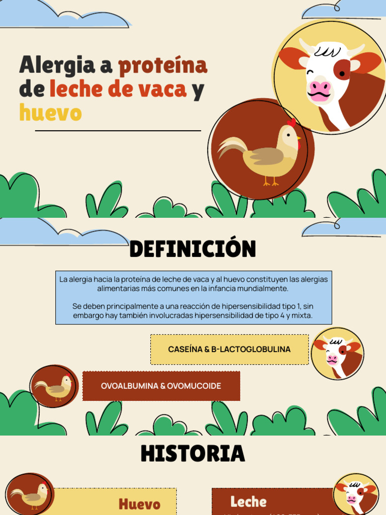Alergia A Proteína de Leche de Vaca y Huevo | PDF | Alergia | Epidemiología