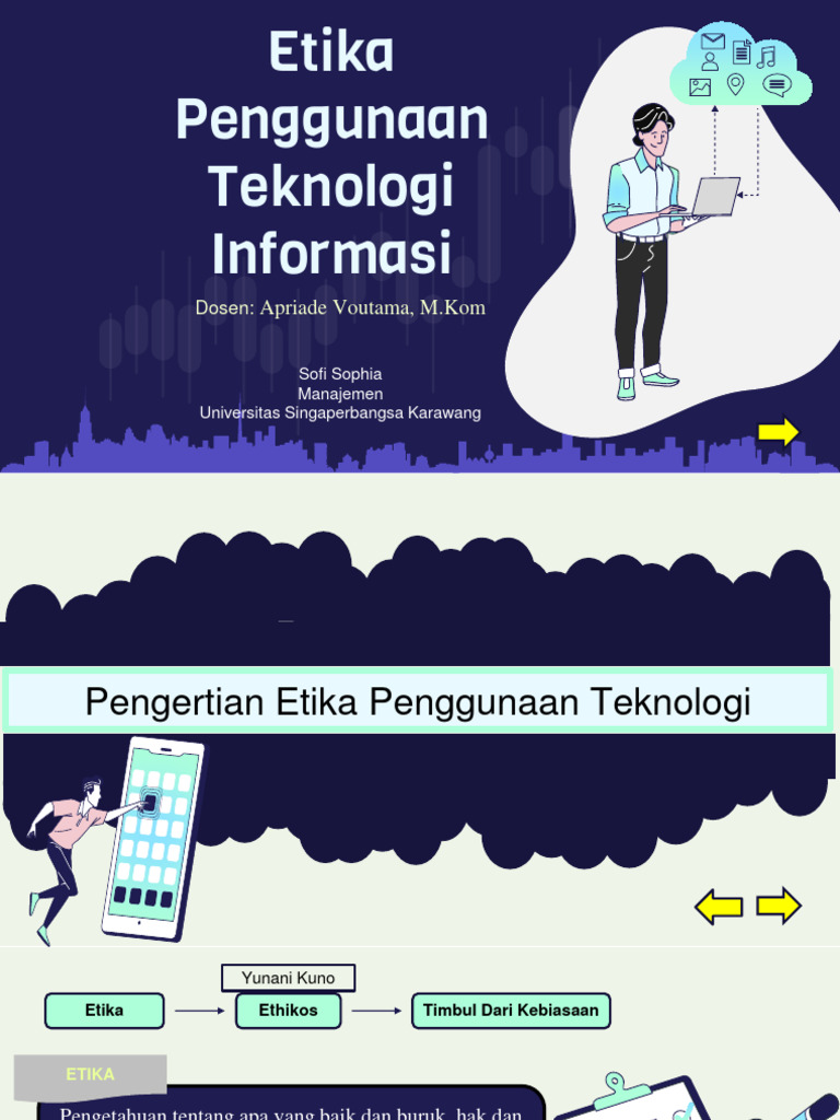 Etika Penggunaan Teknologi Informasi | PDF | Komputer