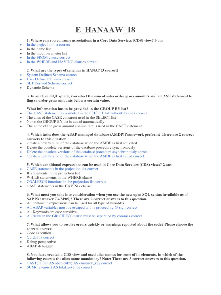E Hanaaw 18 | PDF | Databases | Sql E Hanaaw 18 | PDF | Databases | Sql