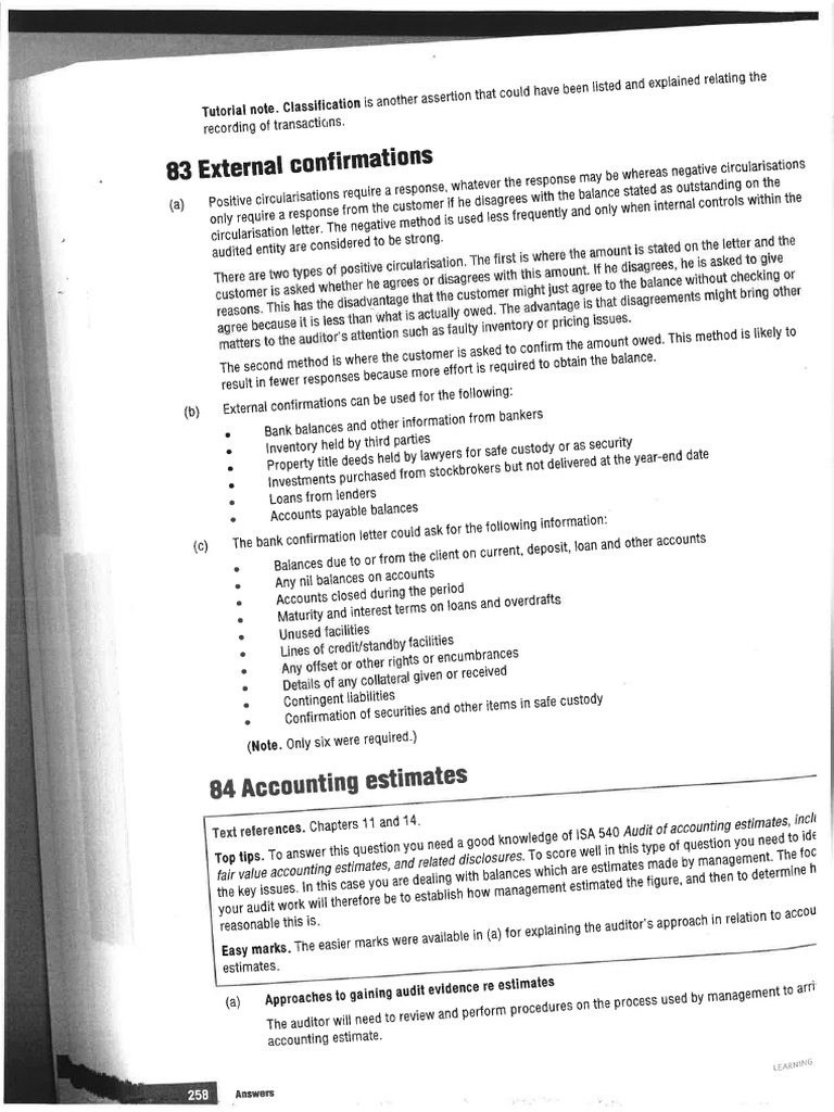 external-confirmations-answer | PDF