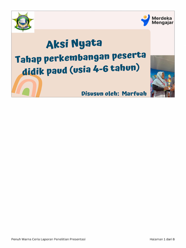 Aksi Nyata Topik Keterlibatan Orang Tua | PDF Aksi Nyata Topik Keterlibatan Orang Tua | PDF