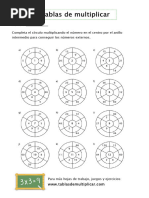 Mandalas de Las Tablas de Multiplicar | PDF