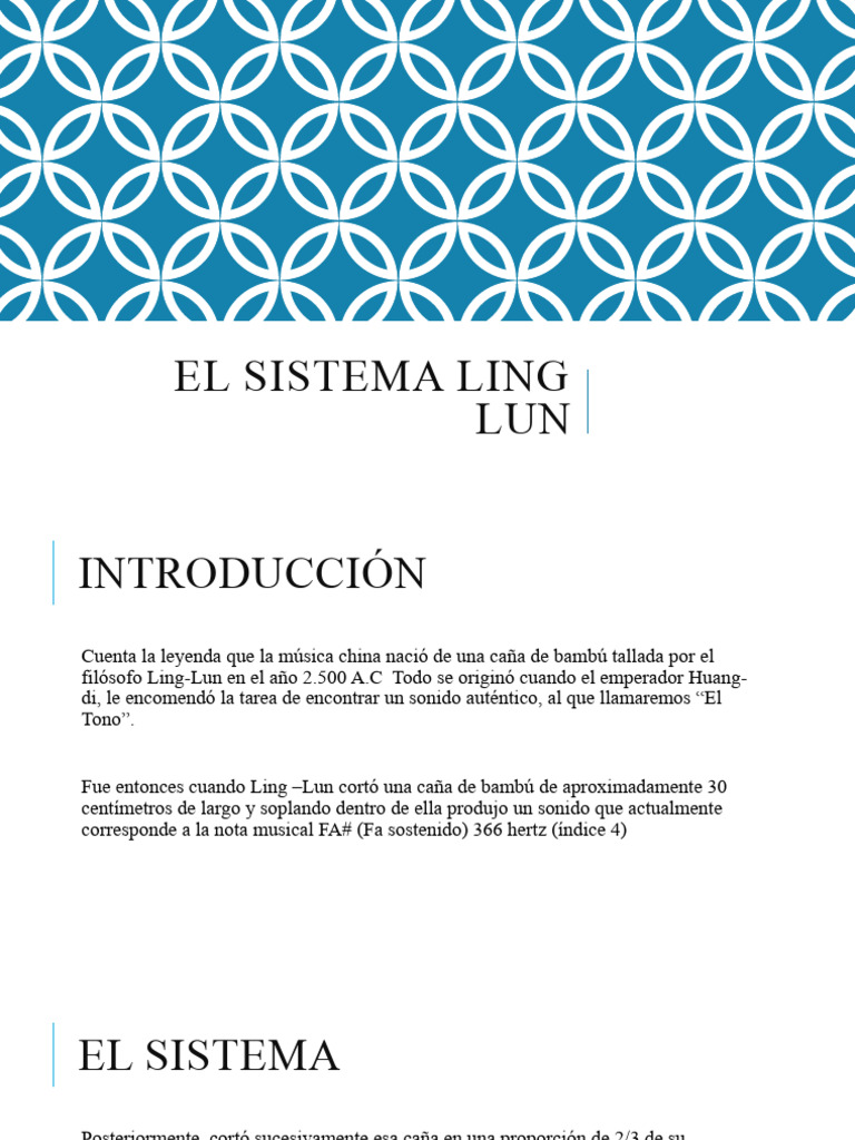 El Sistema Ling Lun | PDF