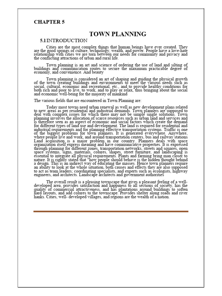 Town Planning X | PDF | Urban Planning | Parks