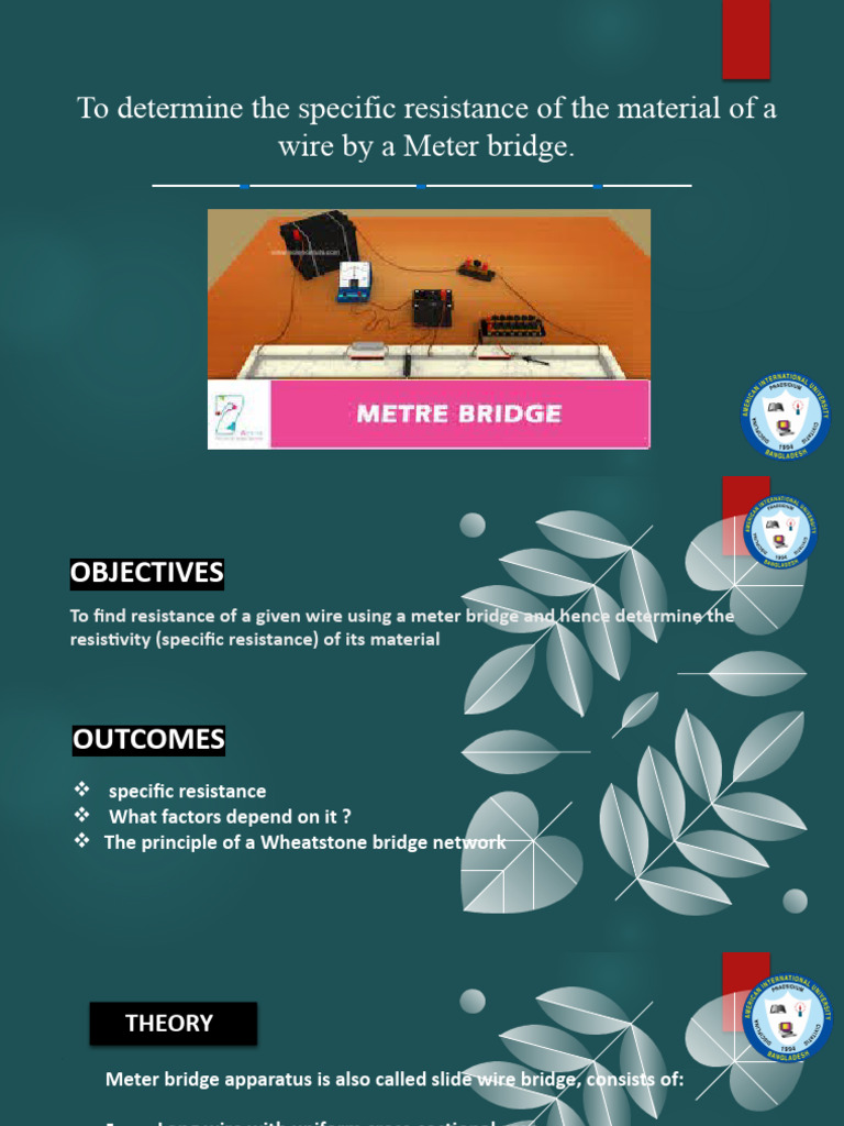 Phy Lab 2 | PDF | Electrical Resistance And Conductance | Bridge