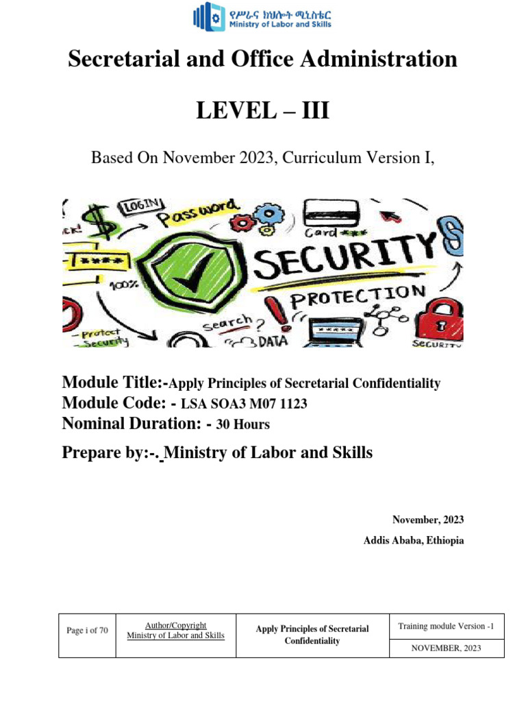 MO7-Applying Principles of Secretarial Confidentiality | PDF ...