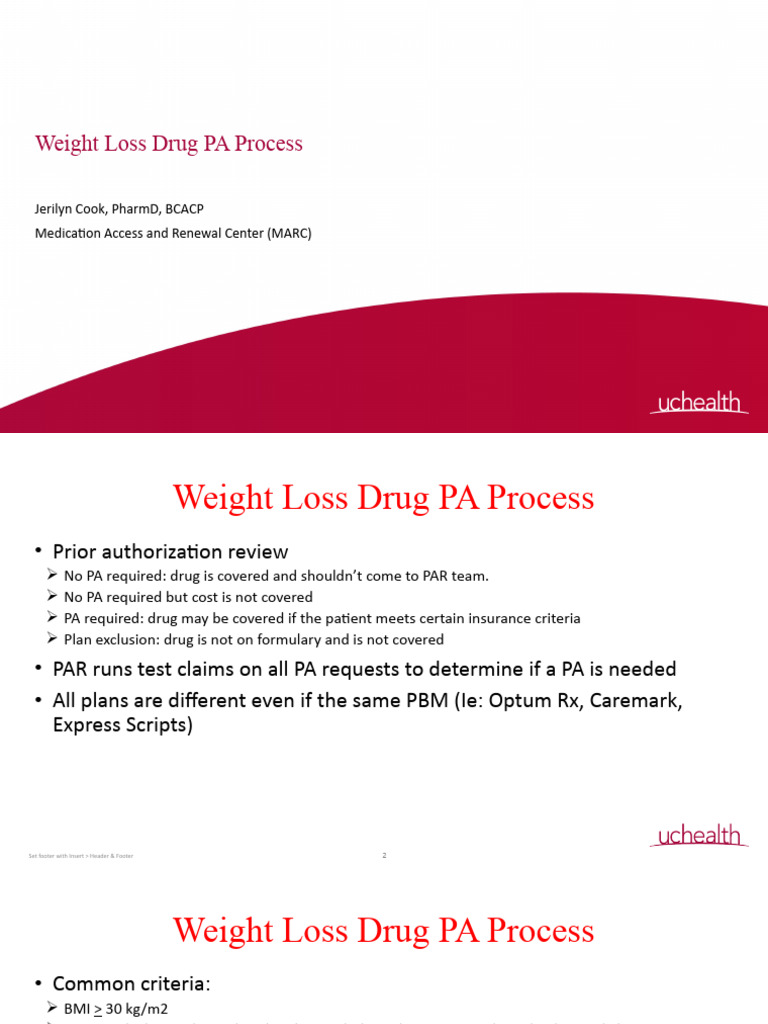 Contrave Weight Loss PA Process Guide | PDF | Weight Loss | Health Care