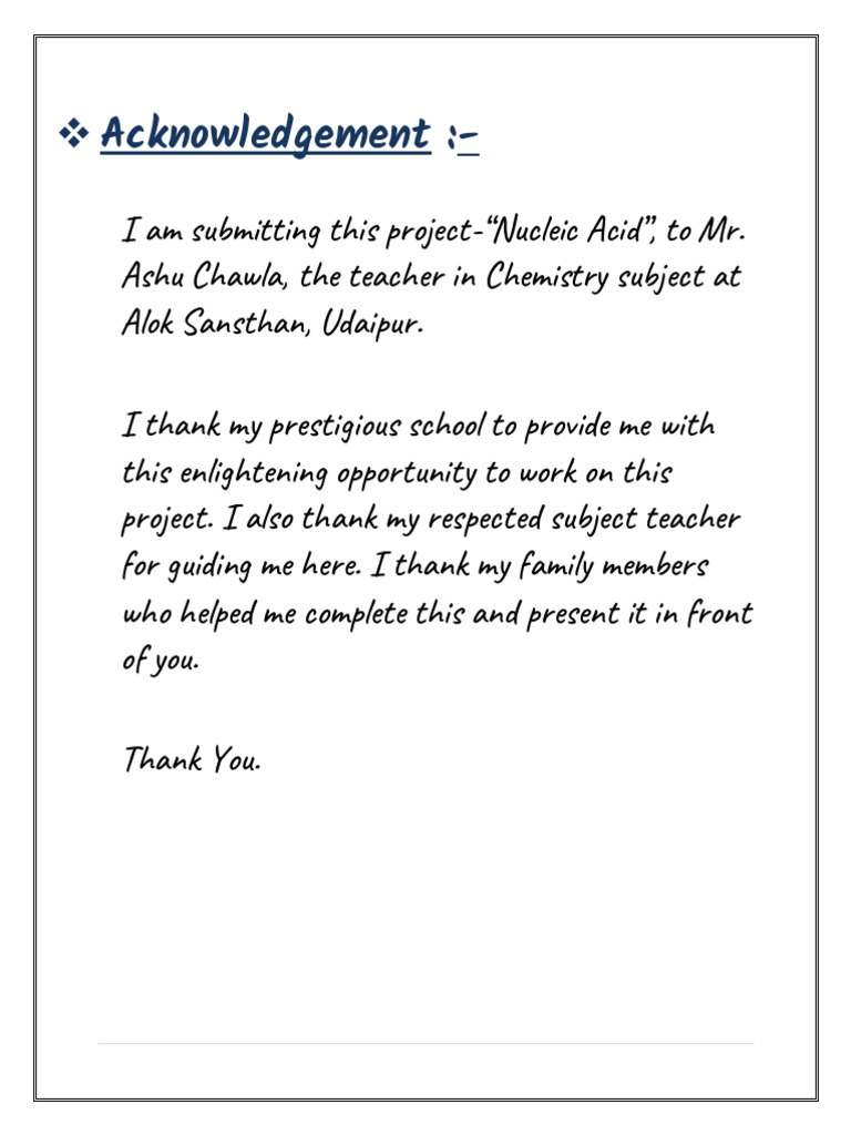 Acknowledgement and Bibliography | PDF