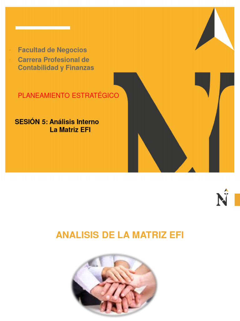 S 5 La Matriz EFI Li | PDF | Business | Economias
