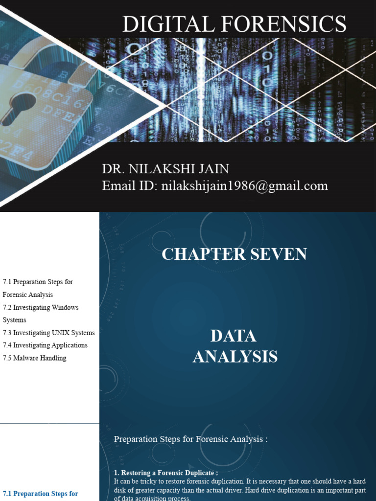 Chapter 7 DF | PDF | Computer Forensics | File System