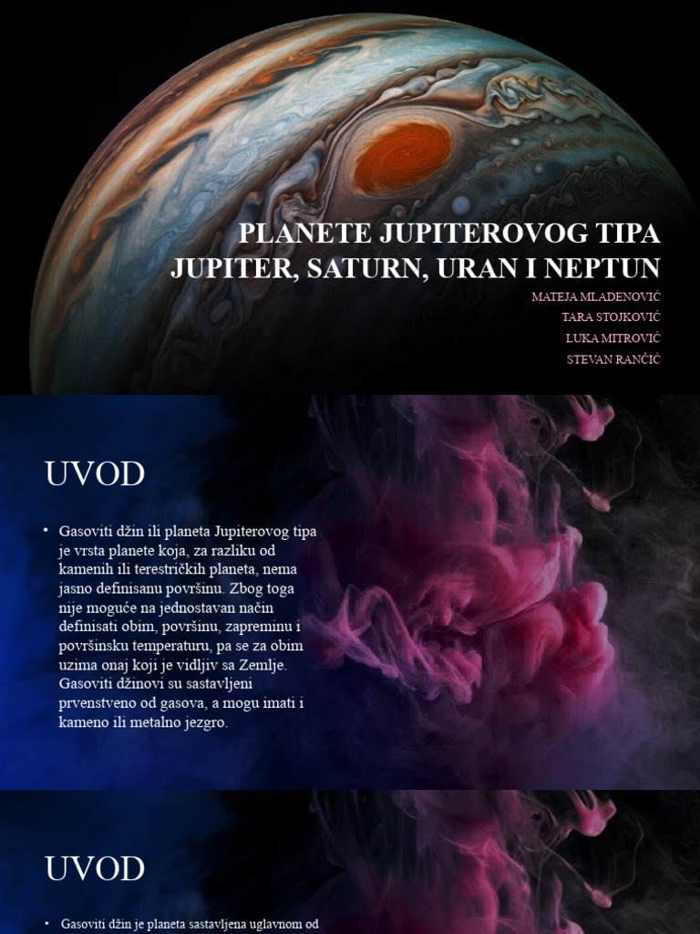Planete Jupiterovog Tipa | PDF