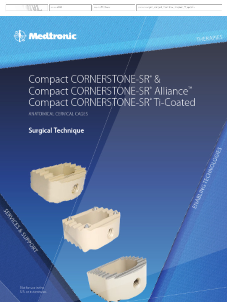 medtronic - Compact Cornerstone | PDF | Implant (Medicine) | Surgery