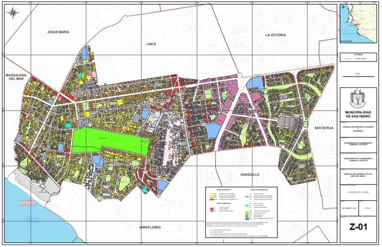 Plano de Zonificacion de Usos de Suelo | PDF