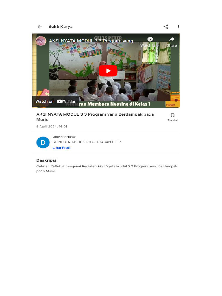 SS Bukti Karya | PDF