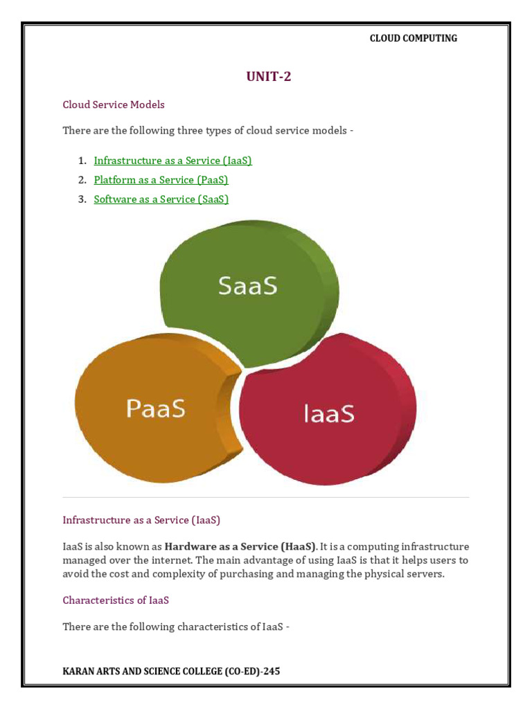 Unit 2 Cloud Computing | Download Free PDF | Computer Network | Cloud ...