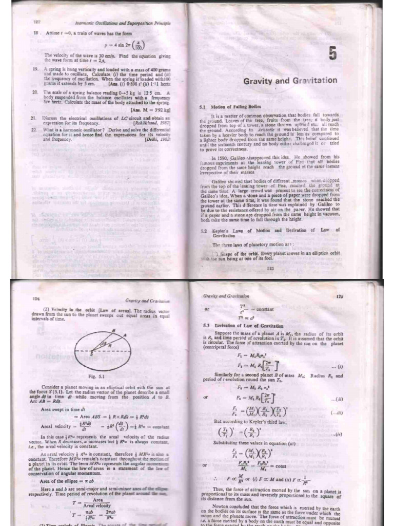 Physics Gravity Noman Sir 1 | PDF