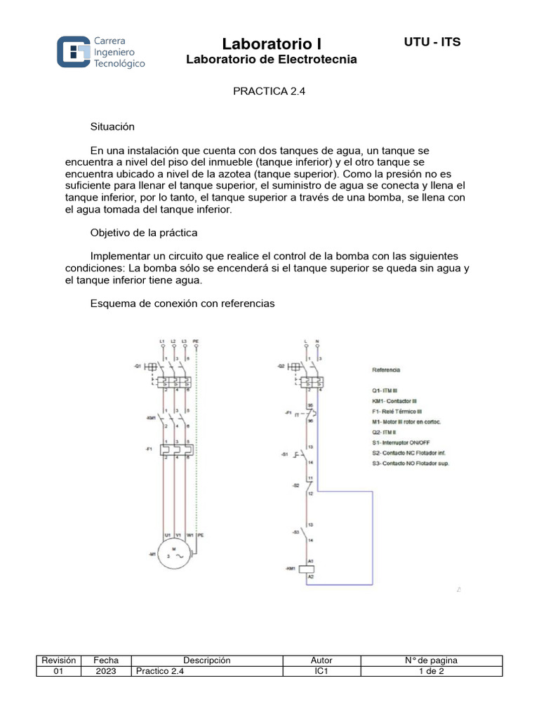 Laboratorio I: Laboratorio de Electrotecnia Utu - Its | PDF | Tecnología