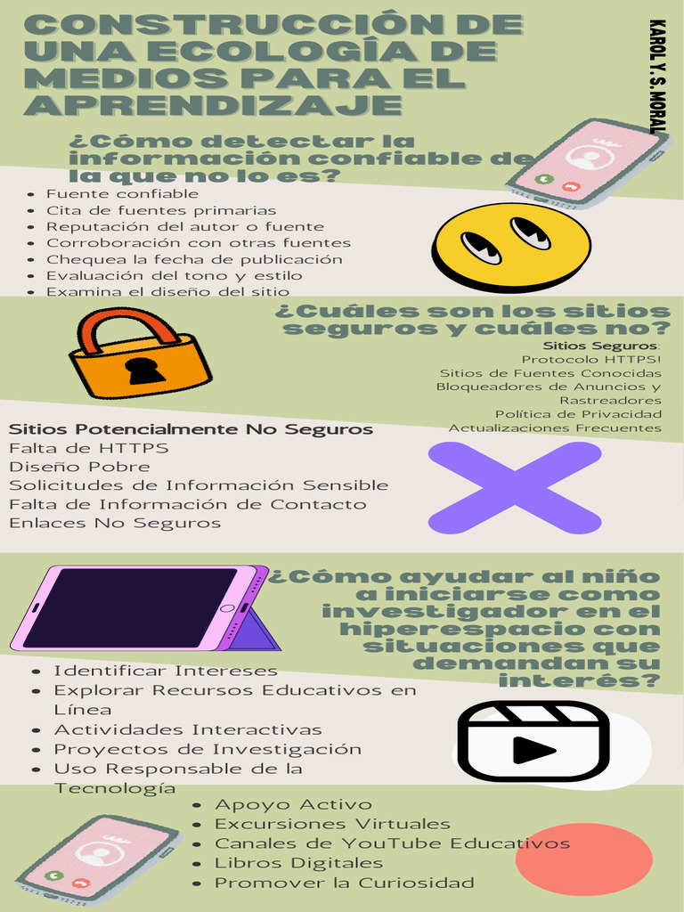 Green & Pink Unplugged Offline Tech Life Tips List Infographic | PDF