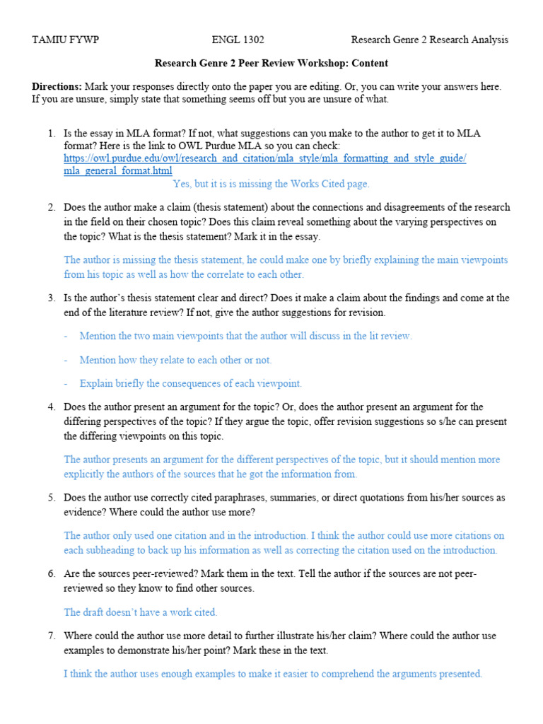Lit Review Peer Review Copy 1 | PDF | Essays | Citation