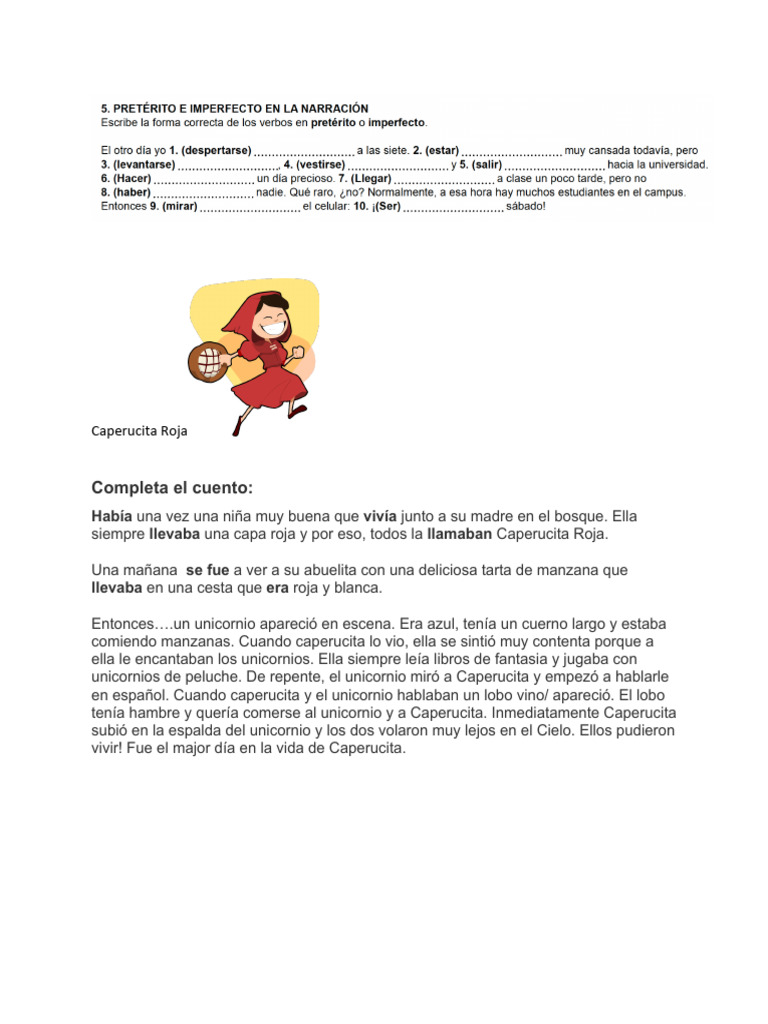 Caperucita Roja Imperf Pret | PDF | Ficción general