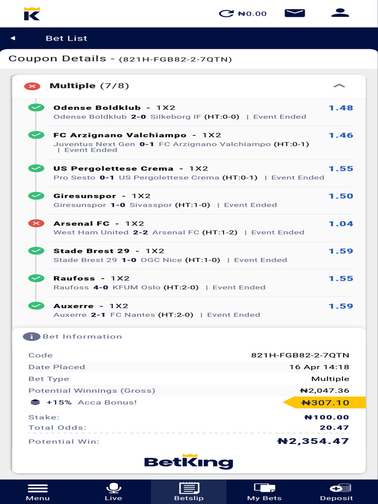 BetKing Nigeria Login Sign Up - Mobile BetKing | PDF