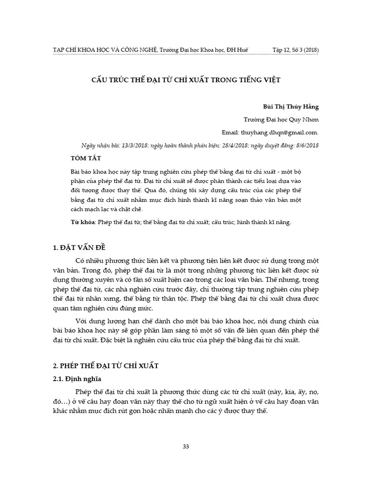 Cau Truc The DAI TU CHI XUAT | PDF