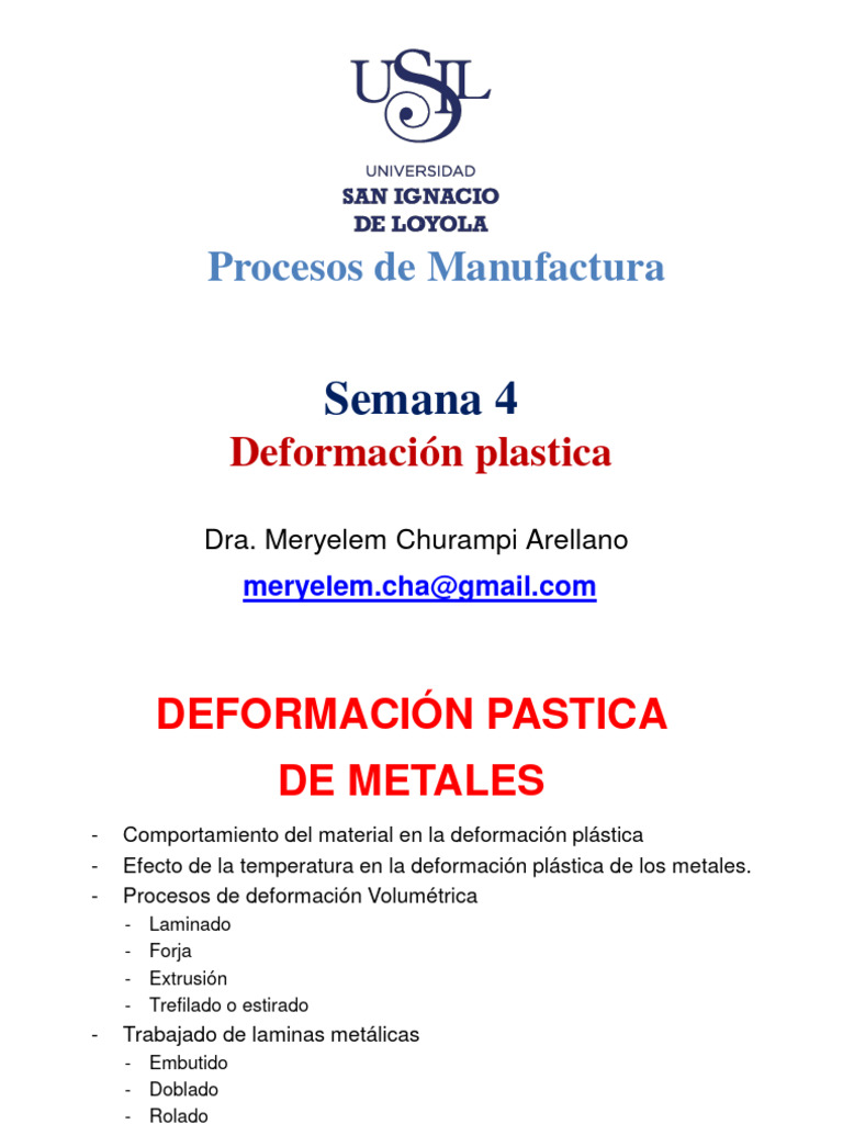 Teoria Deformación Plastica | PDF | Laminado (metalmecánica) | Forjar