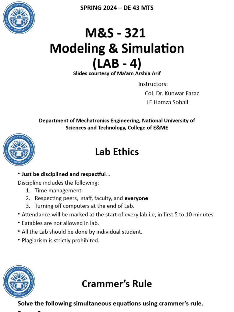 MS Lab 4 NEW | PDF | Force | Damping