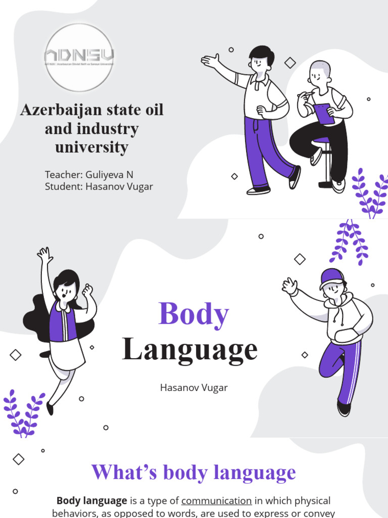 Body Language VGR | Download Free PDF | Body Language | Nonverbal Communication