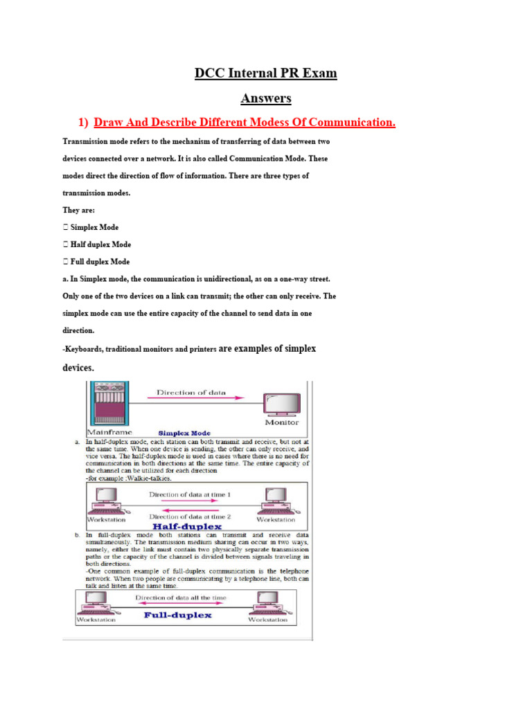 DCC Internal PR Exam Guide | PDF