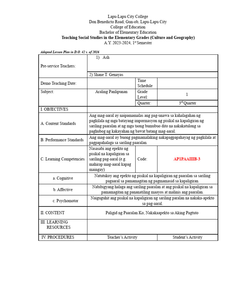 Bancale Genayas LP Ap13q | PDF