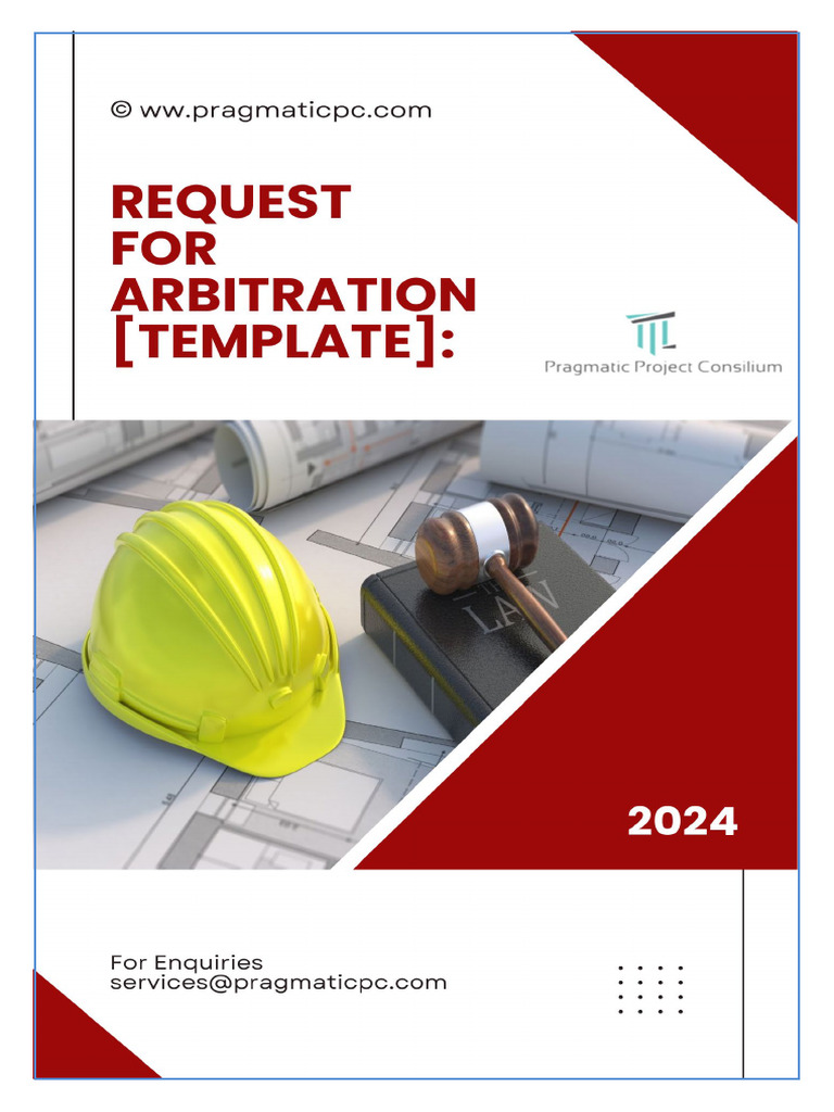 Arbitration Request Template | PDF | Arbitration | Legal Concepts
